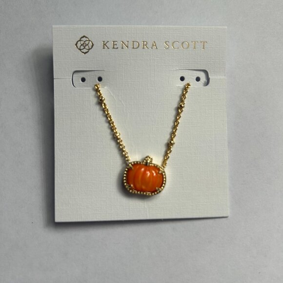 Kendra Scott Orange Necklace 1